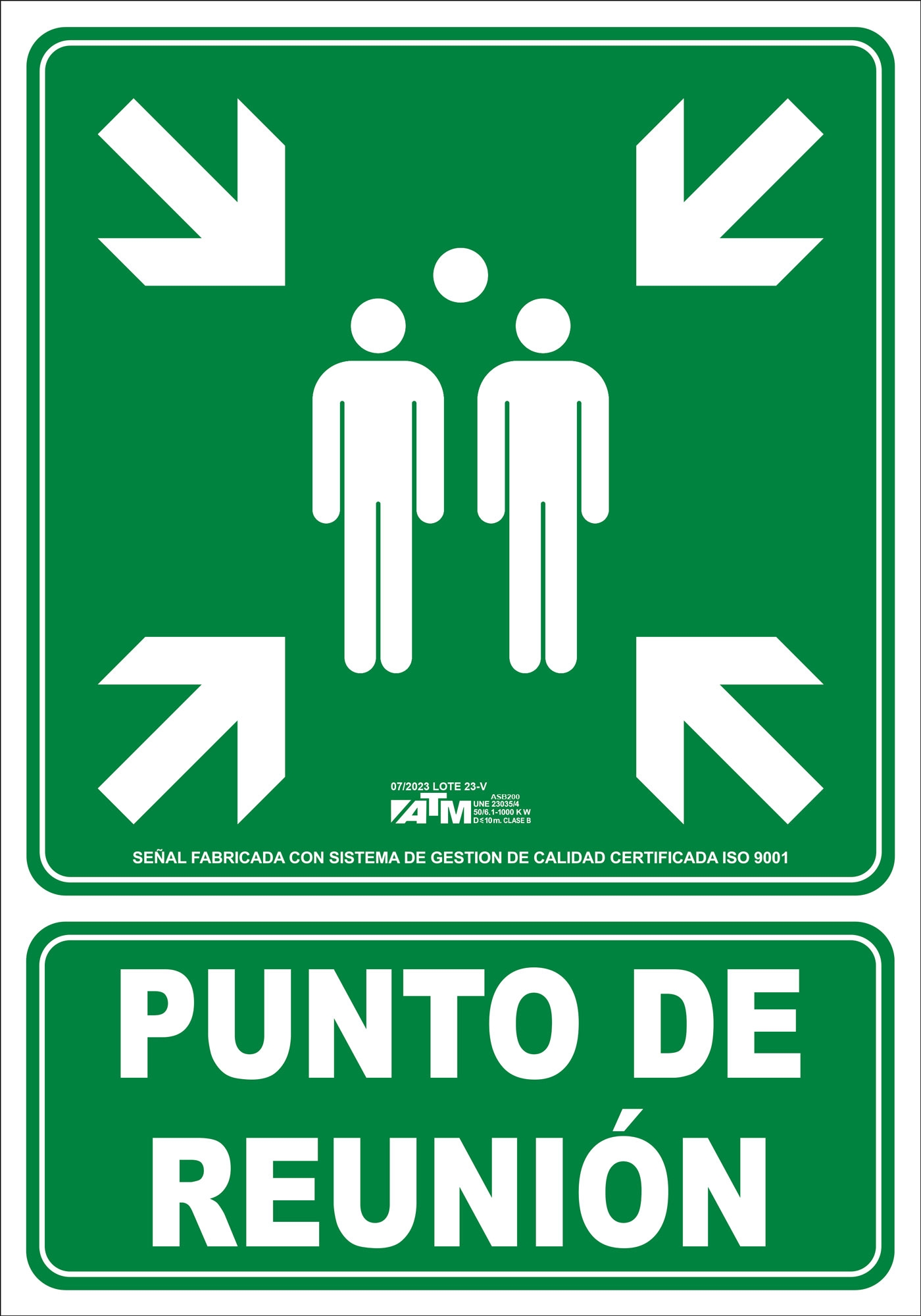 ATM Señal punto de reunión PVC ATM Señal punto de reunión PVC