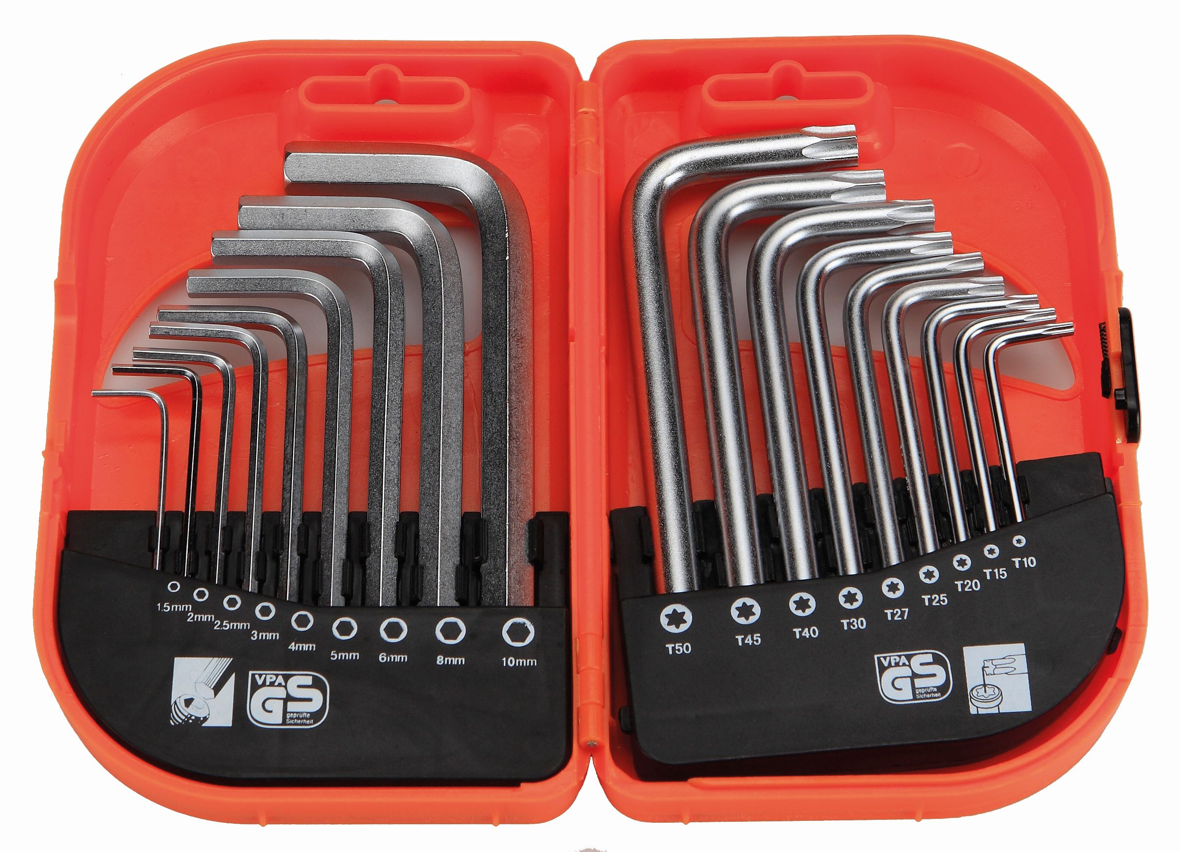 Juego De Llaves Allen Y Torx Inviolable, Estuche De Plástico ALYCO ...