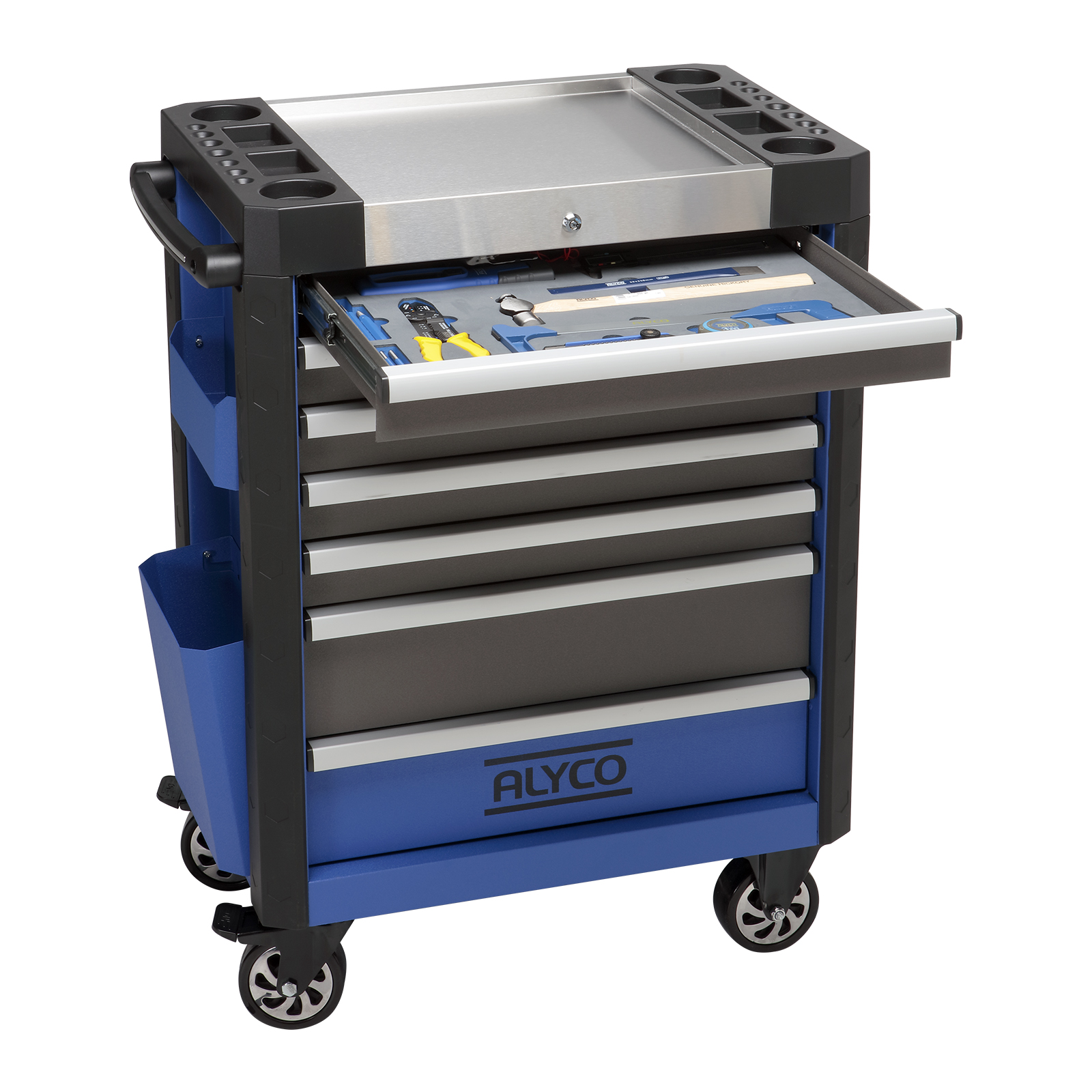Anti-tipping Reinforced Trolley With 7 Drawers With Complete Tool Set ...