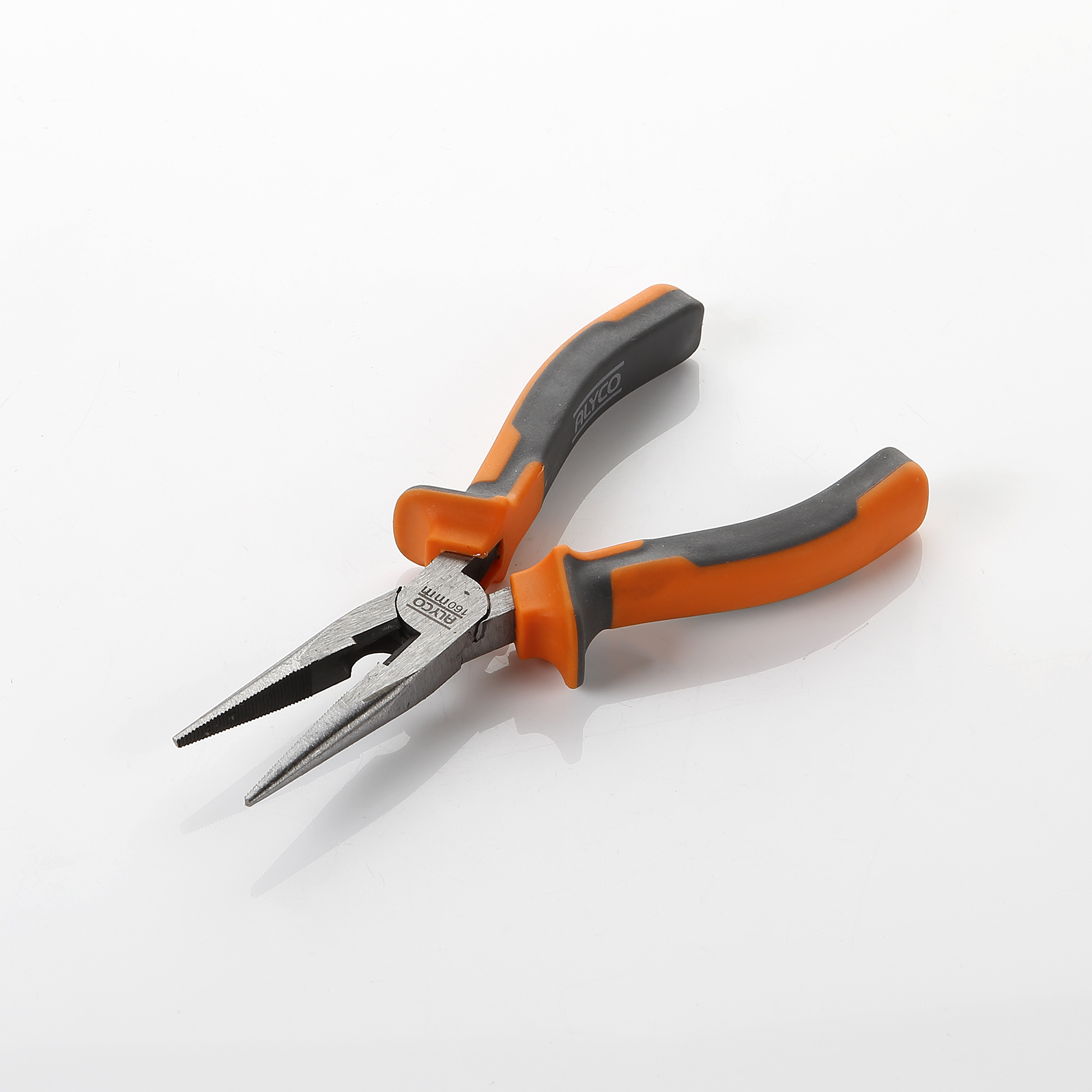 Alicate de pontas semi-redondas com corte Alyco Orange | Produtos ...