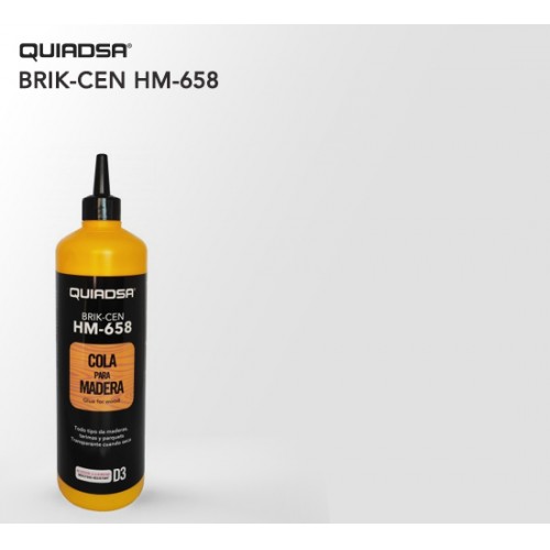 BRIK-CEN HM-658 QUIADSA Cola blanca, resistente humedad. D-3. - QUIADSA