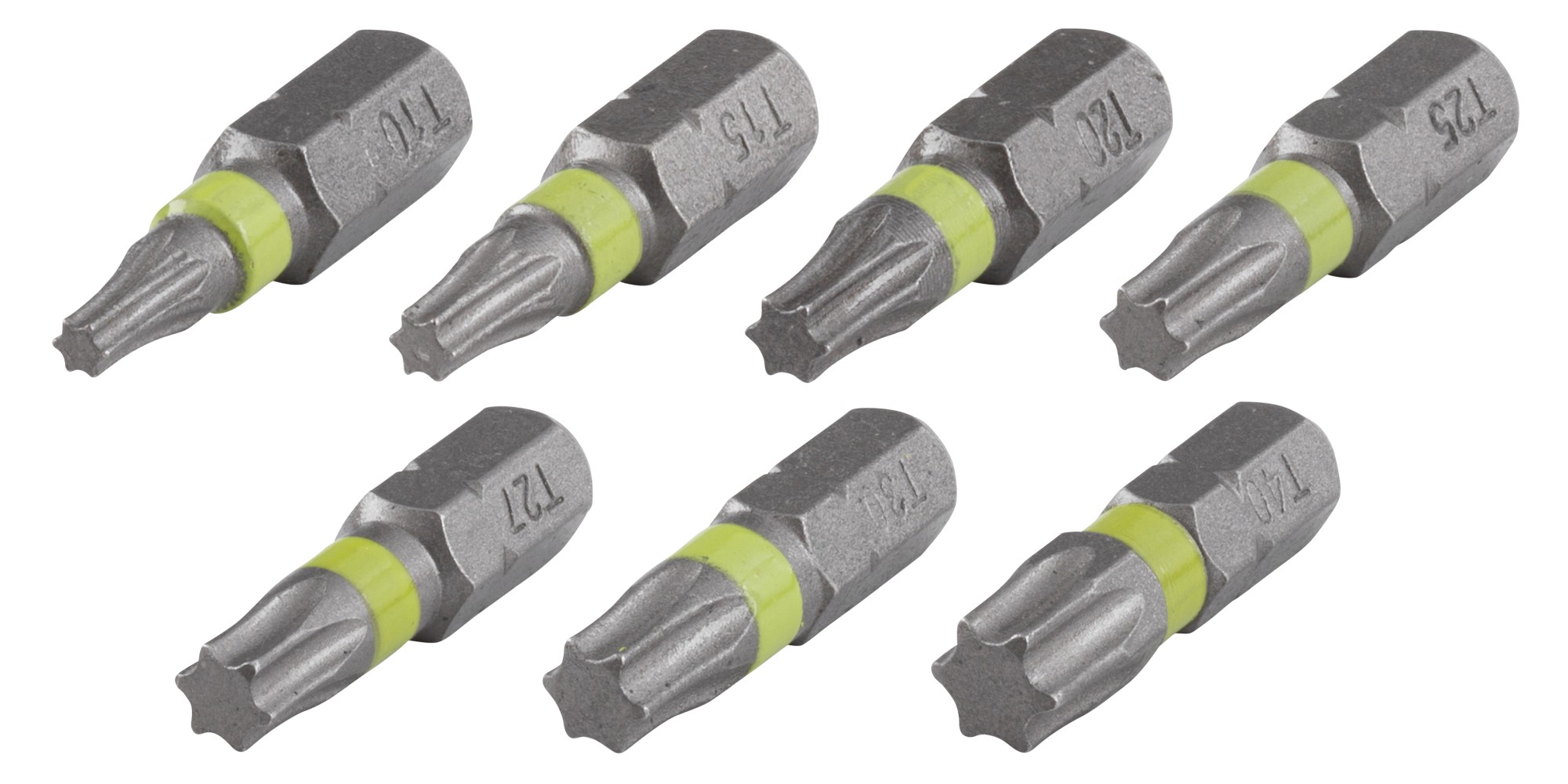 Set de puntas, TORX® (T 10–40), 7 piezas
